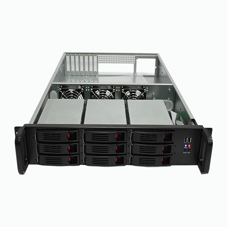 19 industrial rackmount huge data storage cloud server 9bay hotswap 2u ...