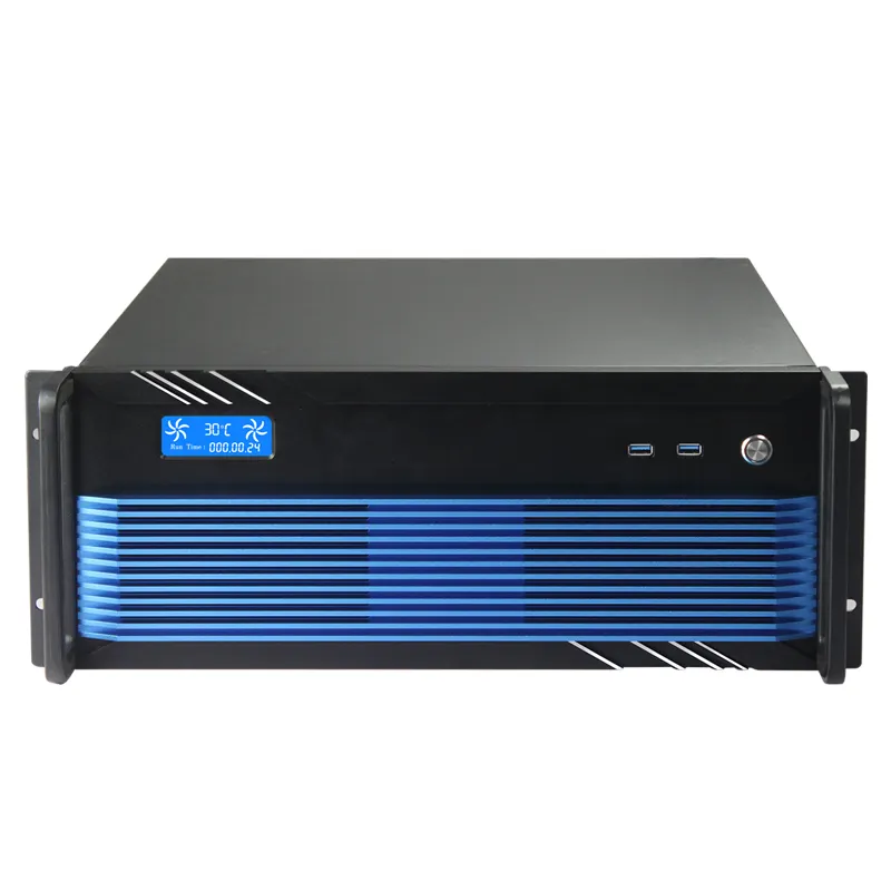 Industrial Computer PC 4u Server Case Wth TEMP Display Rack Server ...